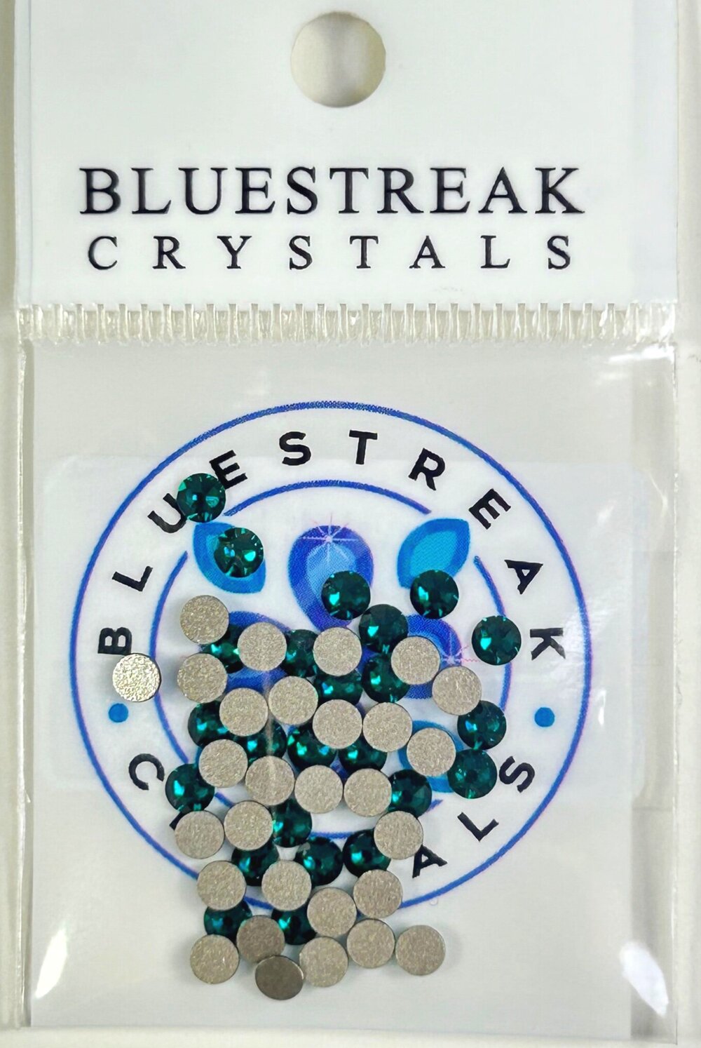 Bluestreak Crystals Serinity ROUND Rhinestones Flatback Non Hotfix SS3 ...